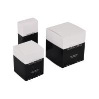 China 300g Coated Paper Packaging Perfume Box 1mm black color OEM for sale