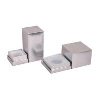 China Silver Hot Stamping Perfume Packing Box 1mm 350g Coated Paper Material for sale