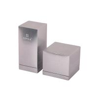 China Silver Hot Stamping Perfume Packing Box 1mm 350g Coated Paper Material for sale