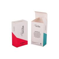 China Luxury Art Paper Perfume Packing Box Rectangle With Clear PVC Inset for sale