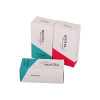 China Luxury Art Paper Perfume Packing Box Rectangle With Clear PVC Inset for sale