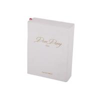 China Stripes Texture Cardboard Perfume Packing Box With Gold Printing Double Door for sale