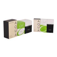 China Custom Color Elegant Perfume Packing Box With Silver Foil Stamping for sale