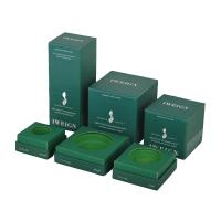 China Green Color Packaging Perfume Box Eco Friendly Recyclable 7x7x10cm for sale