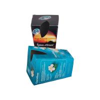 China Colorful Foldable Grey Paper Box , Irregular Shape Packing Boxes For Candles for sale
