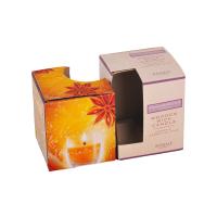 China Recycled Kraft Paper Candle Packaging Box With Cutout Window for sale