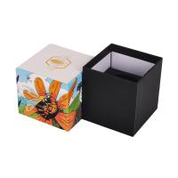 China Colorful Paperboard Candle Packaging Box Square Shape 6×6×6cm for sale