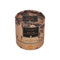 China Customized 2mm Cardboard Candle Boxes , Kraft Paper Tube Box With EVA Foam for sale