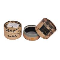 China Customized 2mm Cardboard Candle Boxes , Kraft Paper Tube Box With EVA Foam for sale
