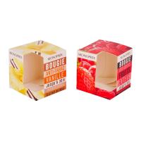 China 1mm Kraft Paper Candle Packaging Box Colorful With Cutting Window for sale