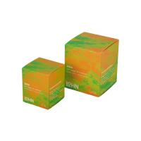 China Custom Logo Candle Packaging Box Kraft Paper Material 5×5×5cm Size for sale