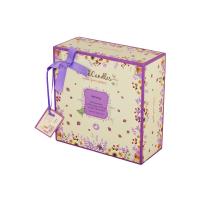 China 2mm Candle Paperboard Packaging Box With Ribbon Bow Ribbon Handle for sale