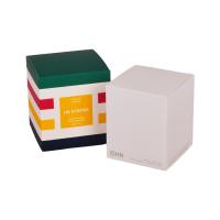 China Custom Logo Cardboard Candle Packaging Box Rectangle 15x15x5cm Size for sale