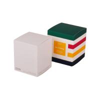 China Custom Logo Cardboard Candle Packaging Box Rectangle 15x15x5cm Size for sale