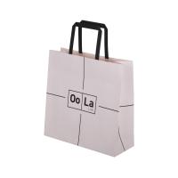 China 230gsm White Kraft Paper Packaging Bags Rectangle For Clothing Jewelry for sale
