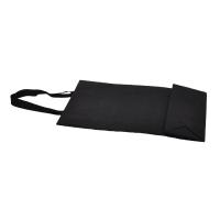 China Multipurpose Black Paper Gift Bags With Handles Rectangle Shape 210gsm Thickness for sale
