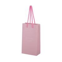 China 210gsm Coated Paper Gift Packing Paper Bags Pink Color Multipurpose OEM for sale