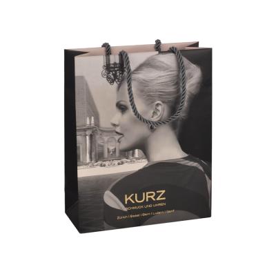 China 190gsm Artpaper Paper Carrier Bags With Twisted Handles Eco Friendly for sale