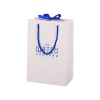 China 190gsm SBS White Paper Shopping Bags With Handles 8 X 6 X 12 Inches for sale