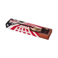 China 1mm Thick Custom Chocolate Gift Packaging Boxes With Plastic Insert Sleeves for sale