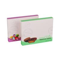 China Sealed End Type Chocolate Truffle Box Packaging Coated Paper Material for sale