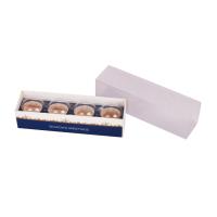China Customized Chocolate Paper Boxes , Pink Packaging Boxes With Clear Window for sale