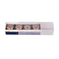 China Customized Chocolate Paper Boxes , Pink Packaging Boxes With Clear Window for sale
