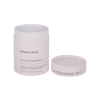 China CMYK Printing Round Cardboard Containers With Lids 2mm Thick for sale