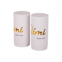 China White Hollow Cardboard Paper Tube , Cardboard Cylinder Containers For Bottles Mailing for sale
