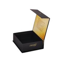 China Black Hard Cardboard Wig Box Magnetic CMYK Printing Multipurpose for sale