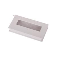 China Shiny Gold Marble Cardboard Eyelash Box With Visualization Window for sale