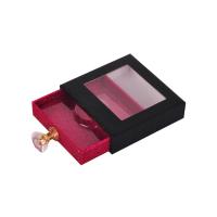 China Custom Plastic Tray Cardboard Eyelash Box With Film Lamination for sale