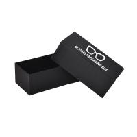 China Black Card Paper Sunglasses Packaging Box Eco Friendly 2mm Thickness for sale