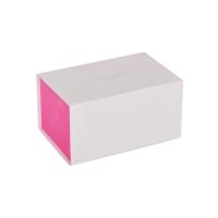 China Magnetic Closure Shipping Box For Sunglasses White And Pink Color for sale