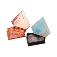 China Irregular Shape Cardboard Eyelash Box With CMYK Printing Custom Logo for sale