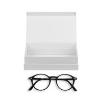 China Custom Color Eyewear Packaging Box White Color For Shipping Glasses for sale