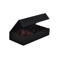 China White Black 2mm Thick Cardboard Matte Lamination Cardboard Wig Box With Silk Inner Support for sale