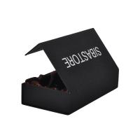 China White Black 2mm Thick Cardboard Matte Lamination Cardboard Wig Box With Silk Inner Support for sale