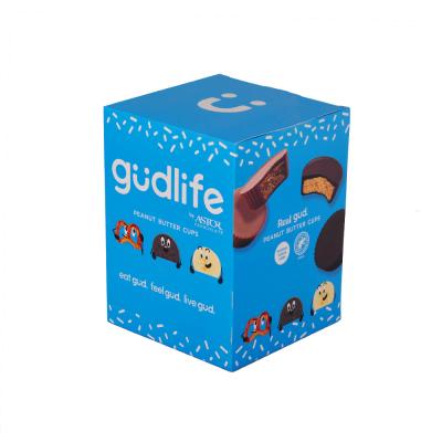 China Custom Logo Paper Cake Packaging Box Rectangle Shape 15x15x5cm Size for sale