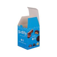 China Custom Logo Paper Cake Packaging Box Rectangle Shape 15x15x5cm Size for sale