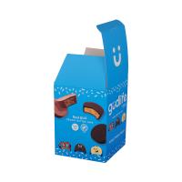 China Custom Logo Paper Cake Packaging Box Rectangle Shape 15x15x5cm Size for sale