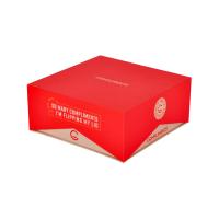 China 2mm Thick Cake Paper Packaging Box With Custom Logo 15x15x5cm Size for sale