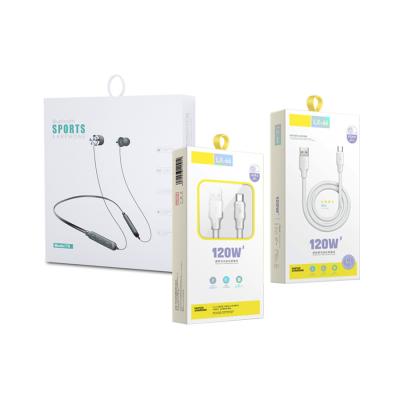 China Custom Color And Logo Electronics Packaging Paper Box for sale