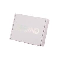 China Custom Logo White Packaging Paper Box Hot Stamping 250gsm 300gsm for sale
