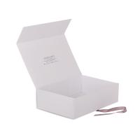 China Shiny Gold Logo Paper Packing Boxes With Offset CMYK Printing Color for sale