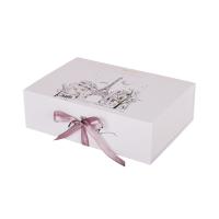 China Shiny Gold Logo Paper Packing Boxes With Offset CMYK Printing Color for sale