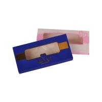 China Blue Yellow Pink 350G Art Paper Eyelash Paper Box With Plastic Tray Window OEM for sale