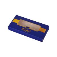 China Blue Yellow Pink 350G Art Paper Eyelash Paper Box With Plastic Tray Window OEM for sale