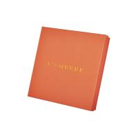 China Hard Cardboard Paper Packing Boxes Orange Color With Custom Logo for sale