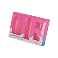 China PVC Window Cosmetic Paper Box Skin Care Set Packaging With Plastic Insert for sale